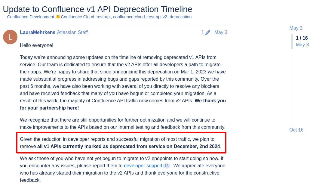 WikiTraccs switches to Confluence Cloud v2 REST API | Migrate Confluence to SharePoint now!