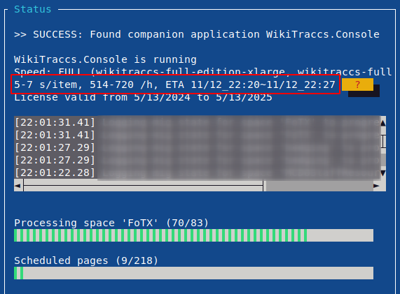 Live Progress Indicators | Migrate Confluence to SharePoint now!